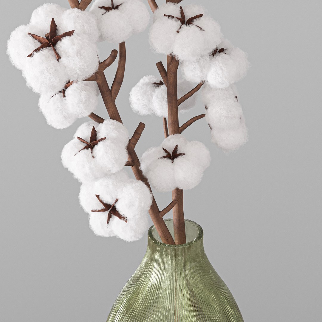 3D Bouquet04-cotton Model - TurboSquid 1849419