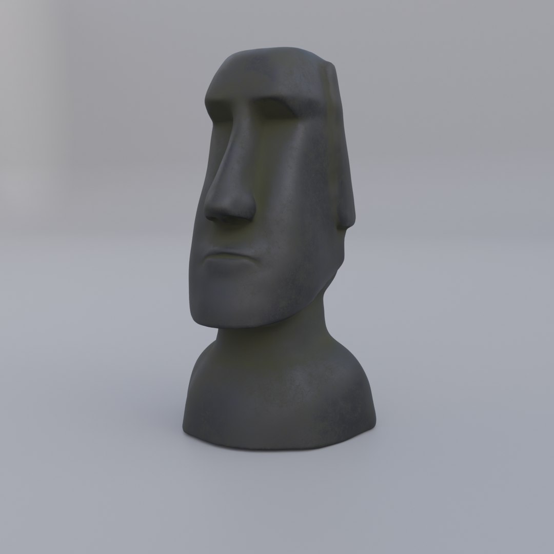 modelo 3d Estatua con cara de meme - TurboSquid 2305465
