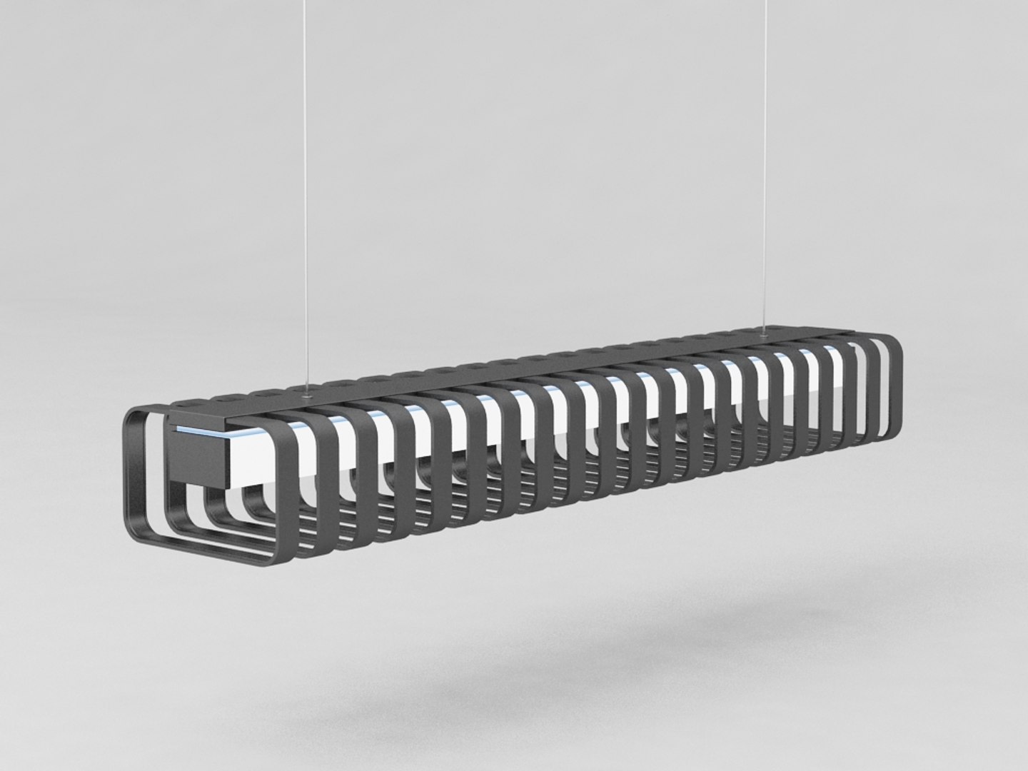 3d Spine Lamp Dark Model