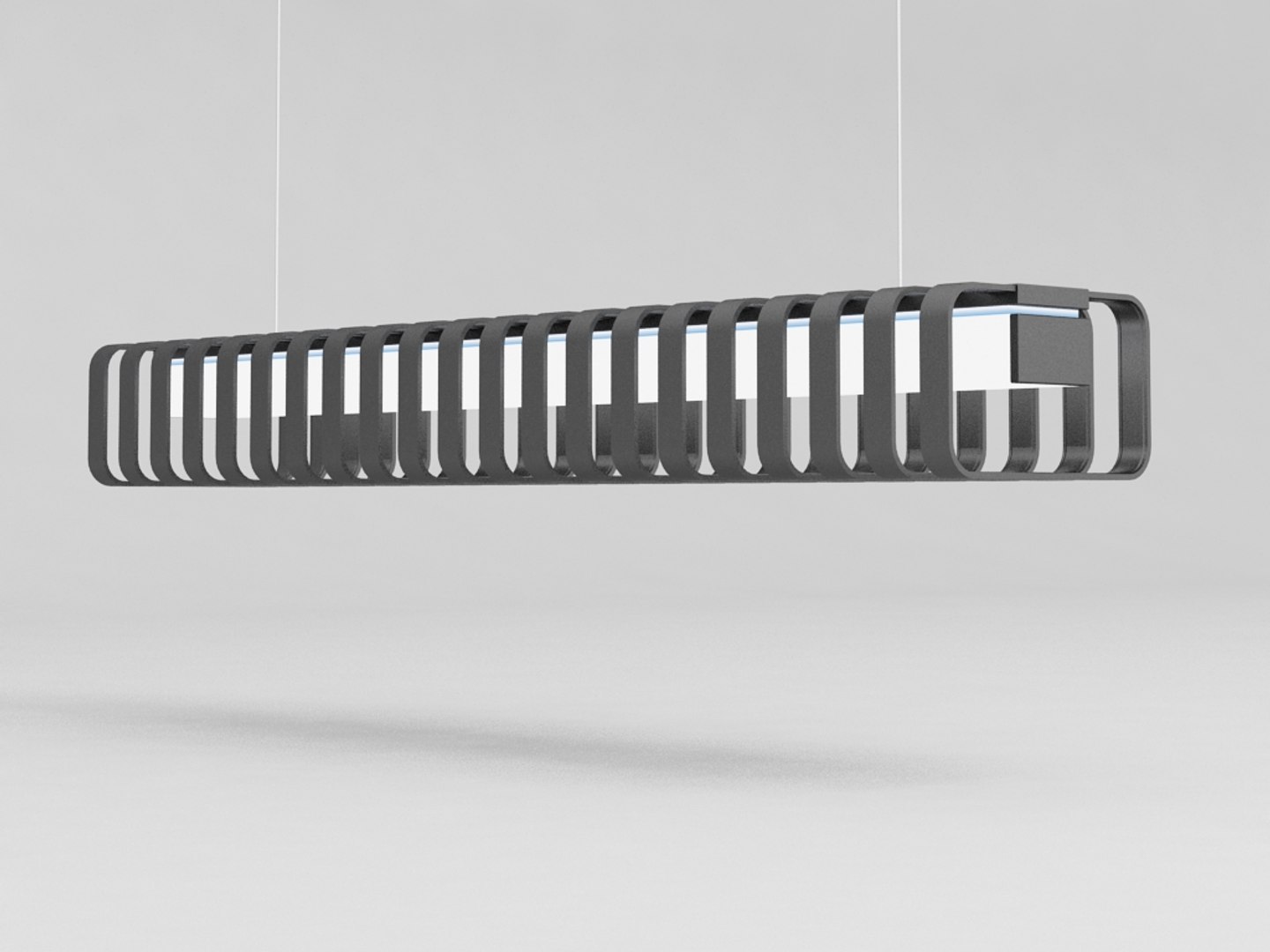 3d Spine Lamp Dark Model