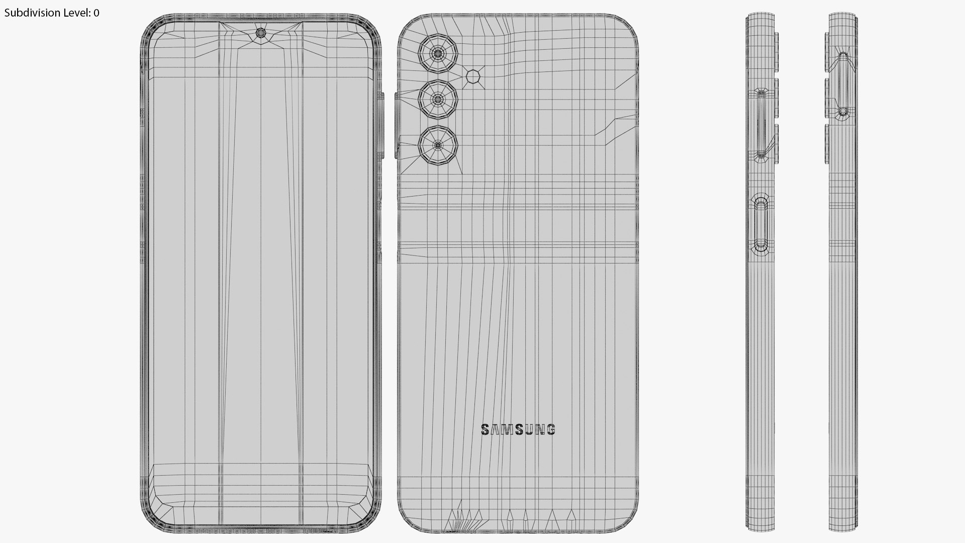 3D Model Samsung Galaxy A14 4G Silver - TurboSquid 2039980