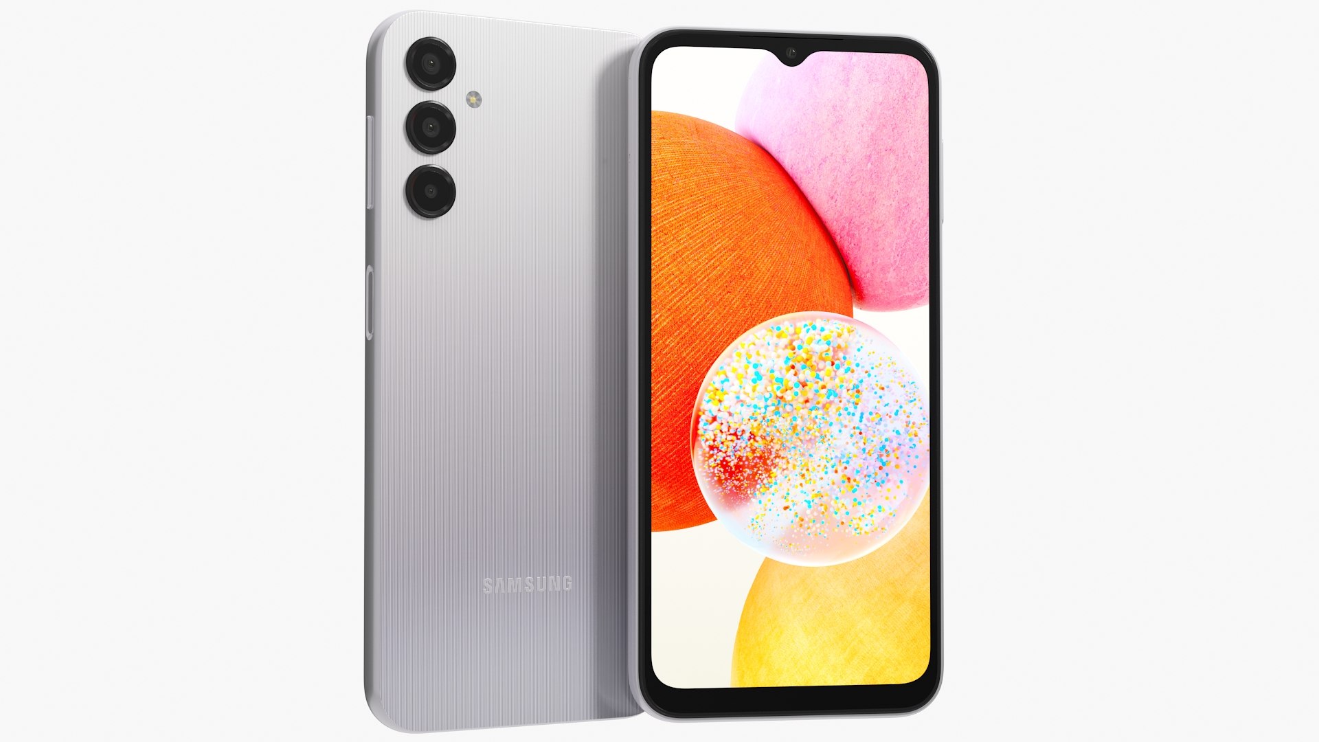 3D model Samsung Galaxy A14 4G Silver - TurboSquid 2039980