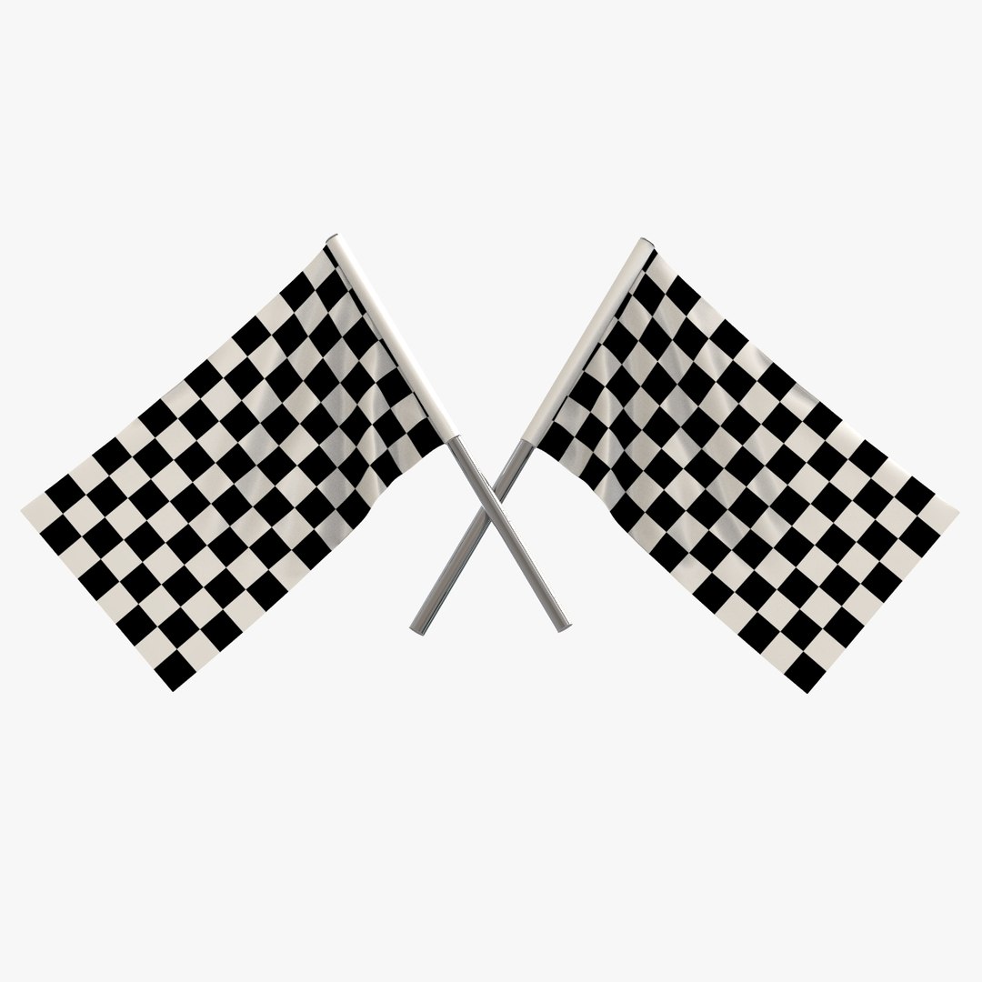 Racing Flags Model - TurboSquid 1281197