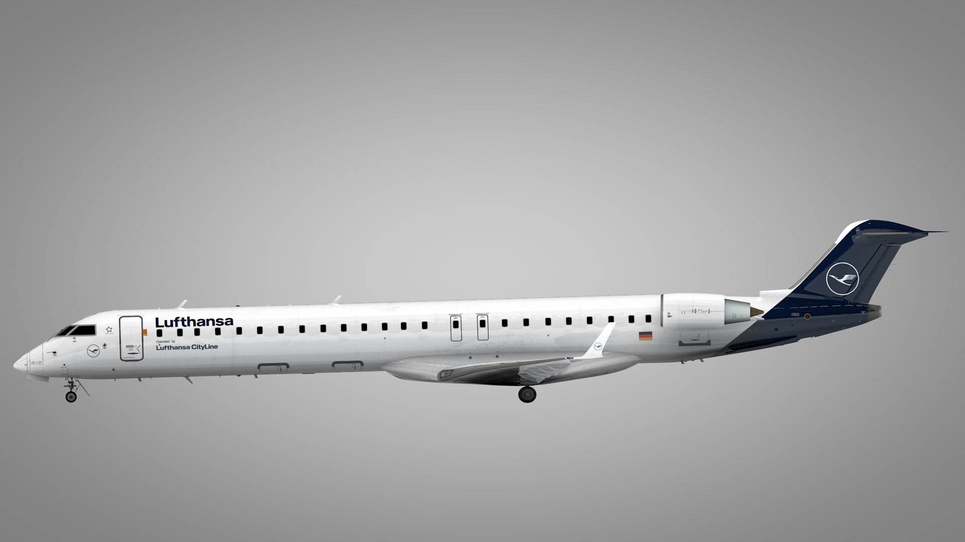 Lufthansa BOMBARDIER CRJ 900 L2114 3D - TurboSquid 2202406