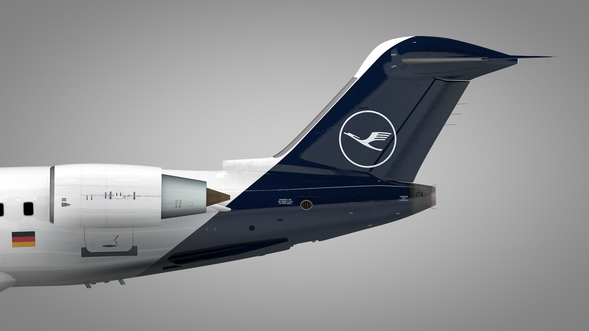 Lufthansa BOMBARDIER CRJ 900 L2114 3D - TurboSquid 2202406