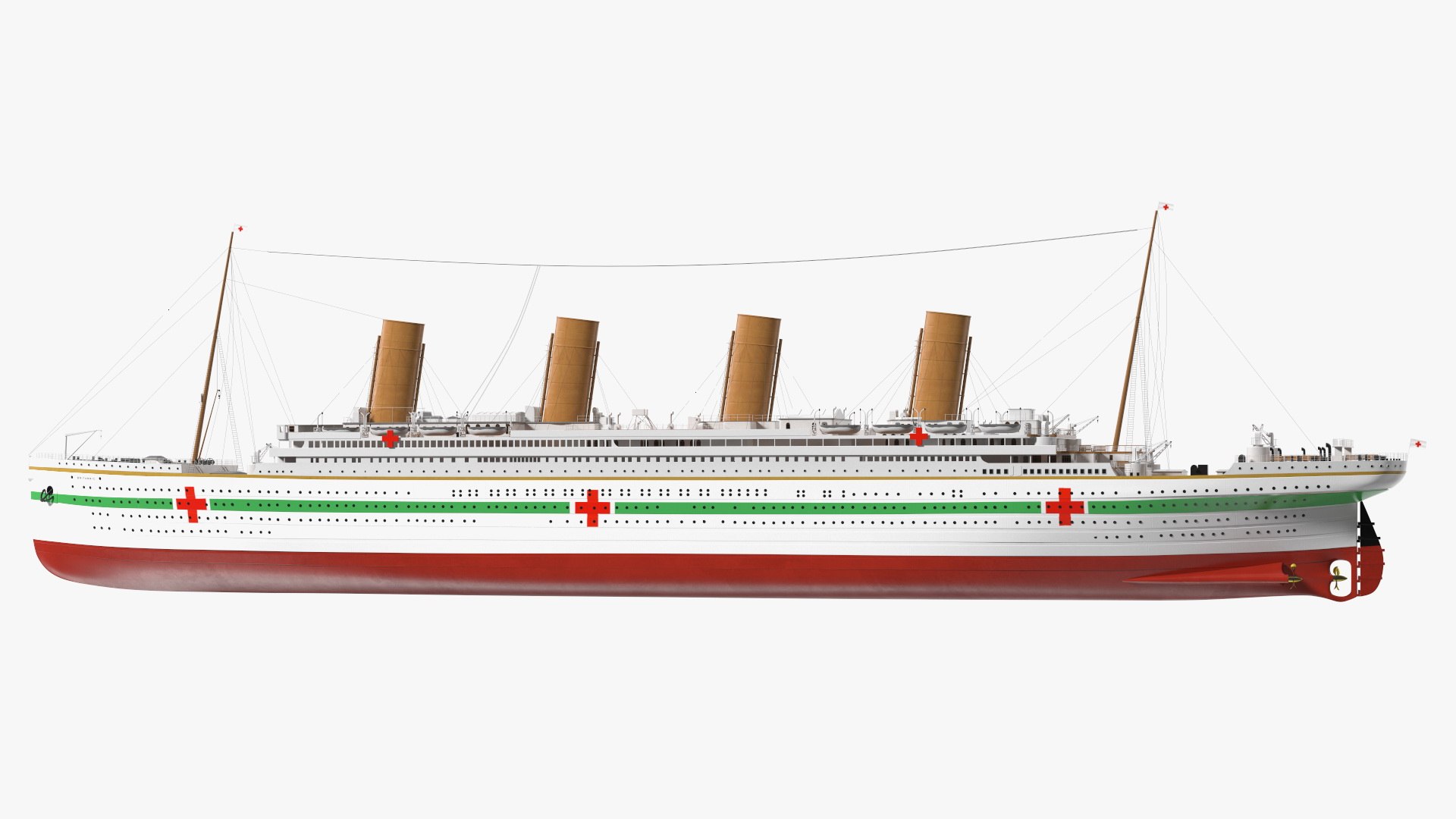 3D Model HMHS Britannic - TurboSquid 1881148