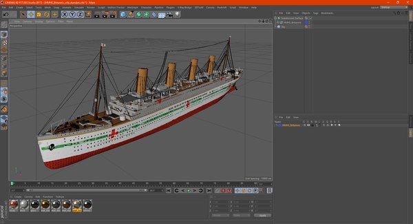 3D model HMHS Britannic - TurboSquid 1881148
