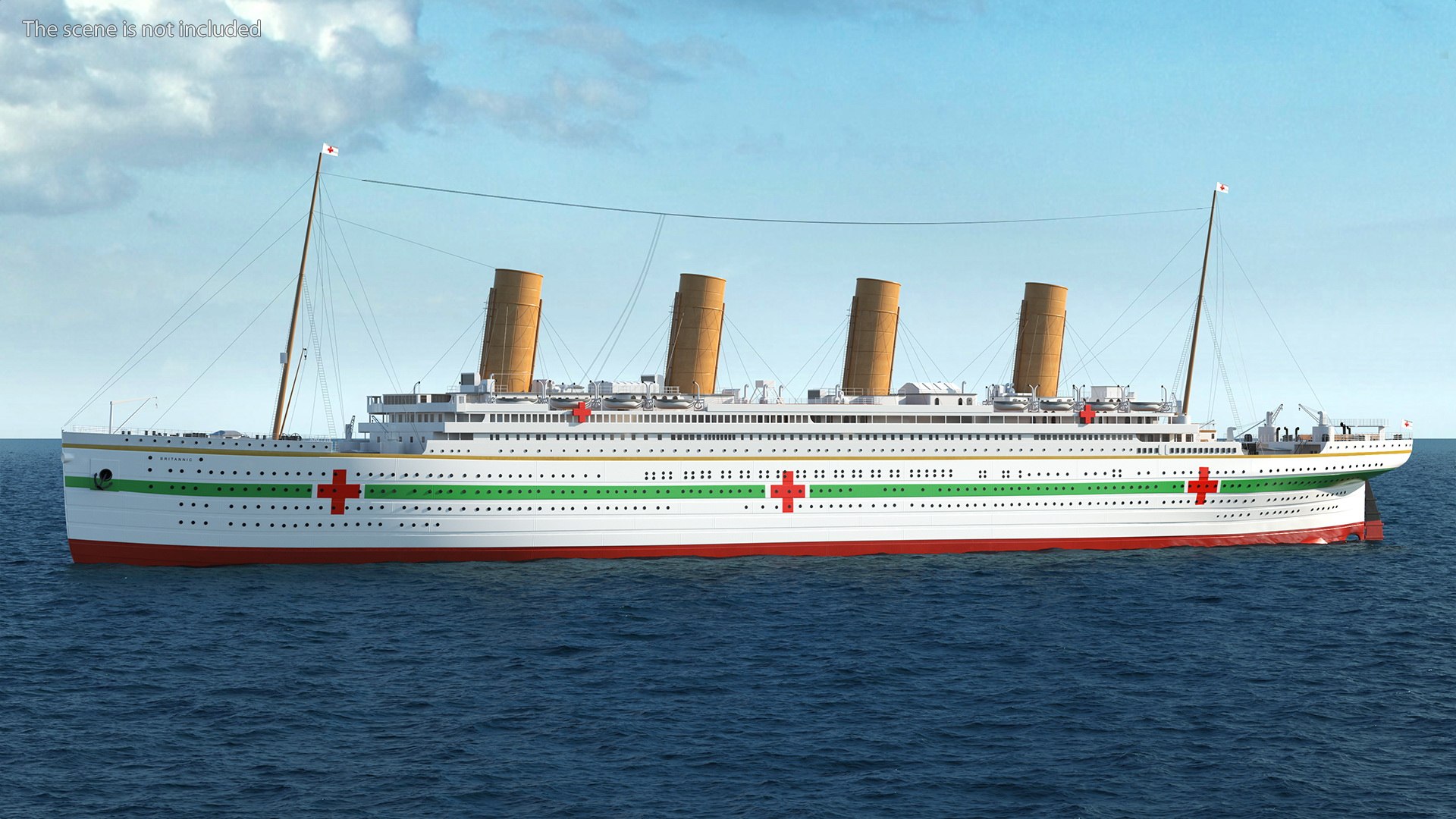3D Model HMHS Britannic - TurboSquid 1881148