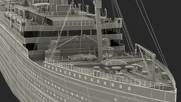 3D model HMHS Britannic - TurboSquid 1881148