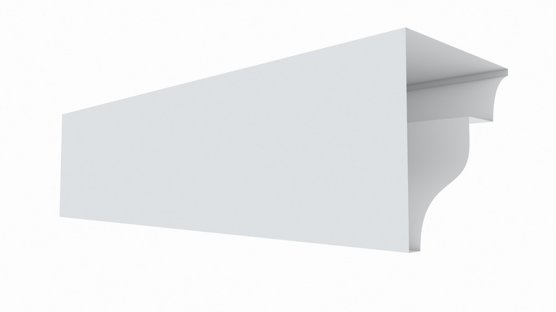 Cornice 117 Straight 3D - TurboSquid 2027213