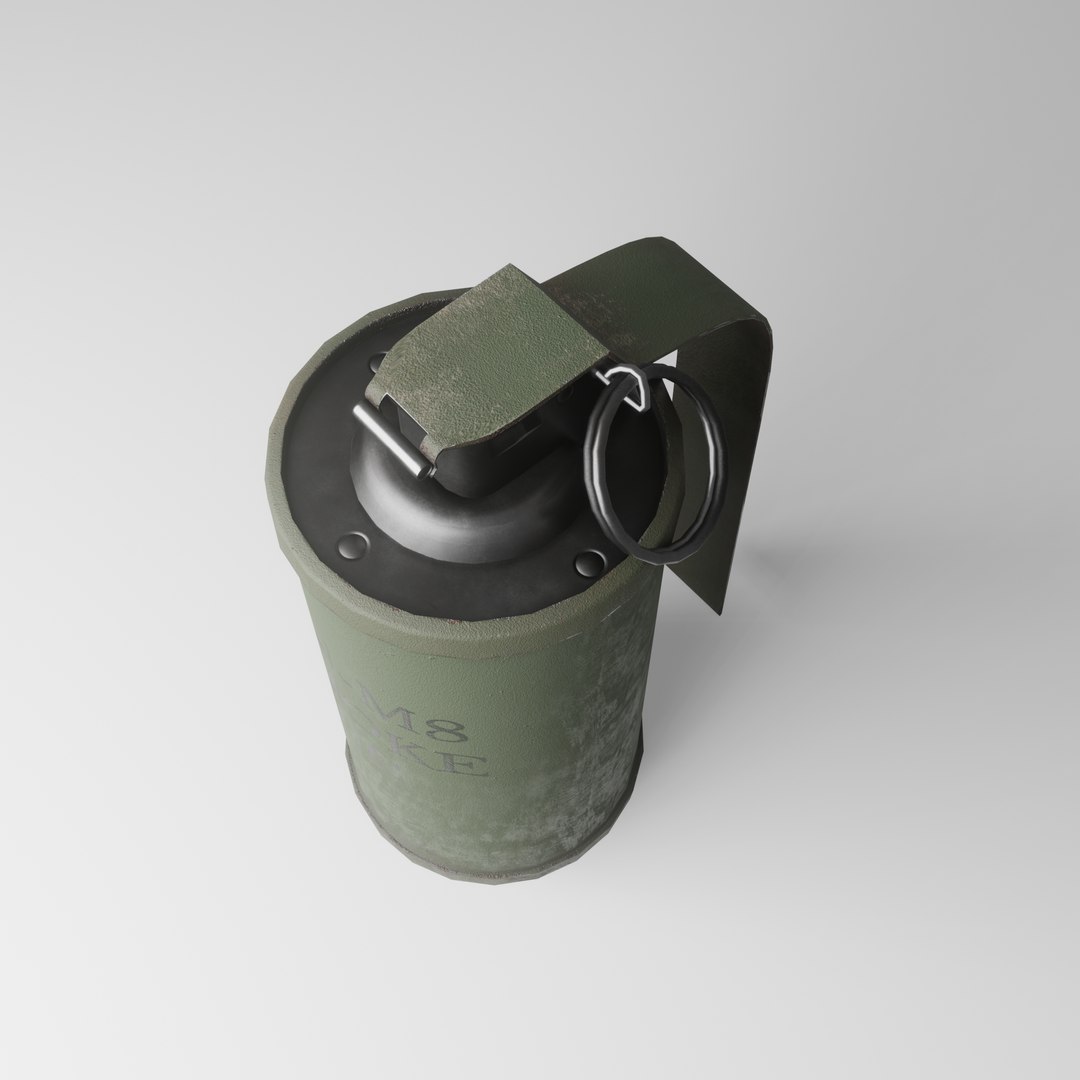 Smoke granade 3D model - TurboSquid 1885135