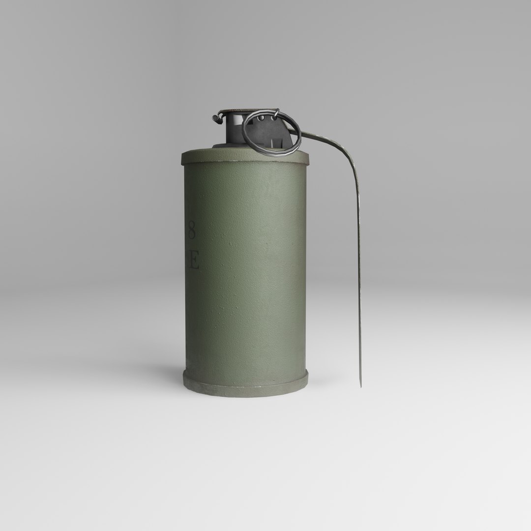 Smoke granade 3D model - TurboSquid 1885135