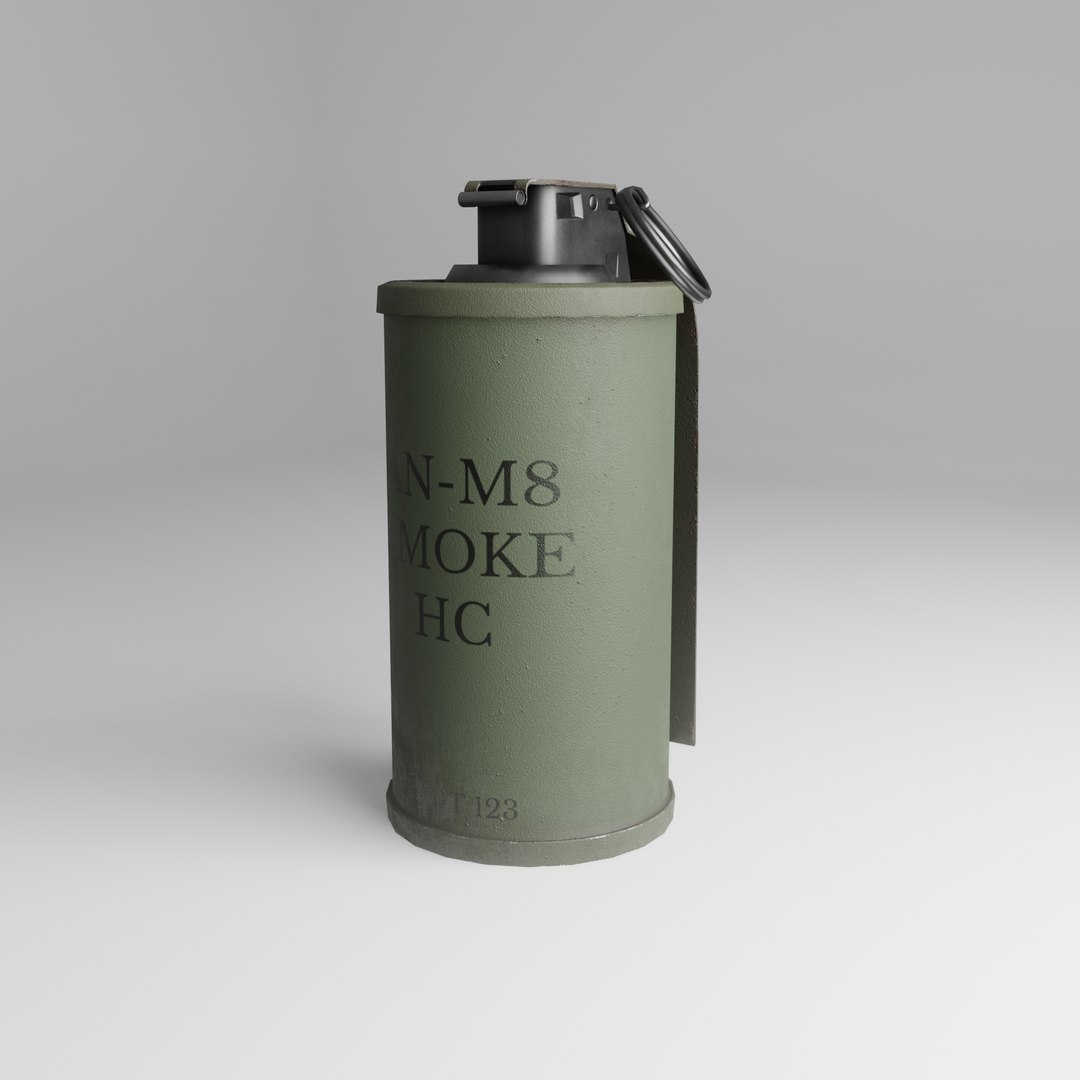 Smoke granade 3D model - TurboSquid 1885135
