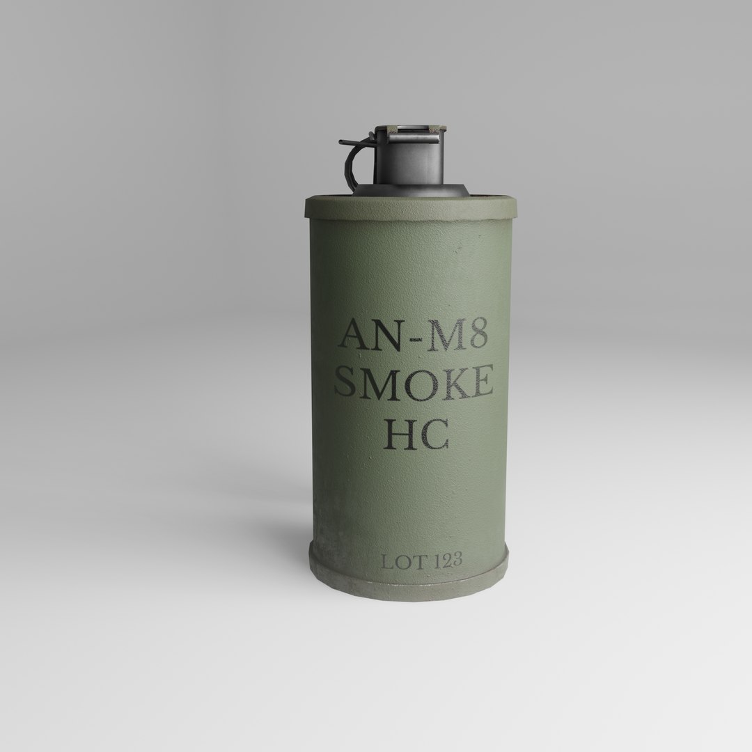 Smoke granade 3D model - TurboSquid 1885135