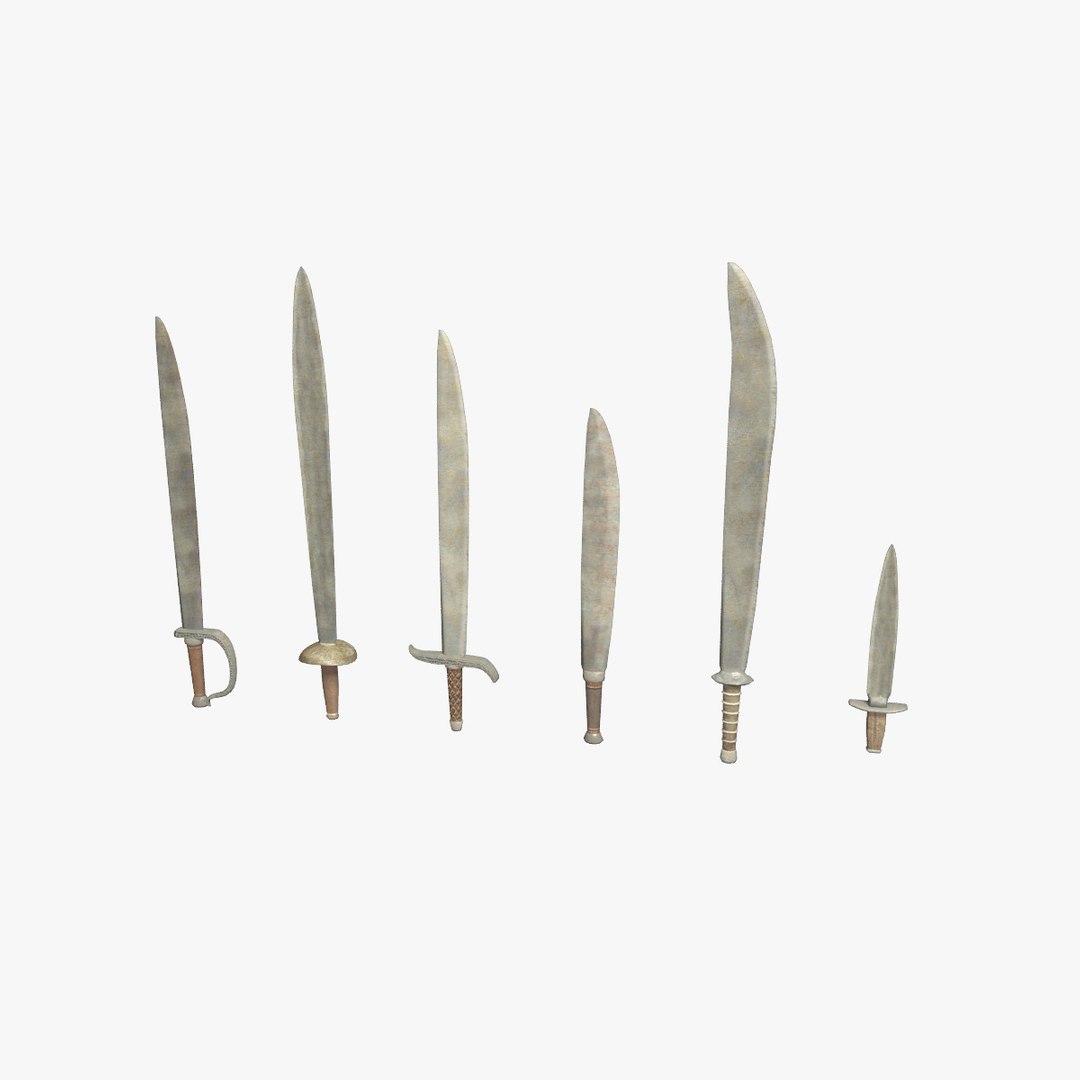 3D Model Swords - TurboSquid 1975344