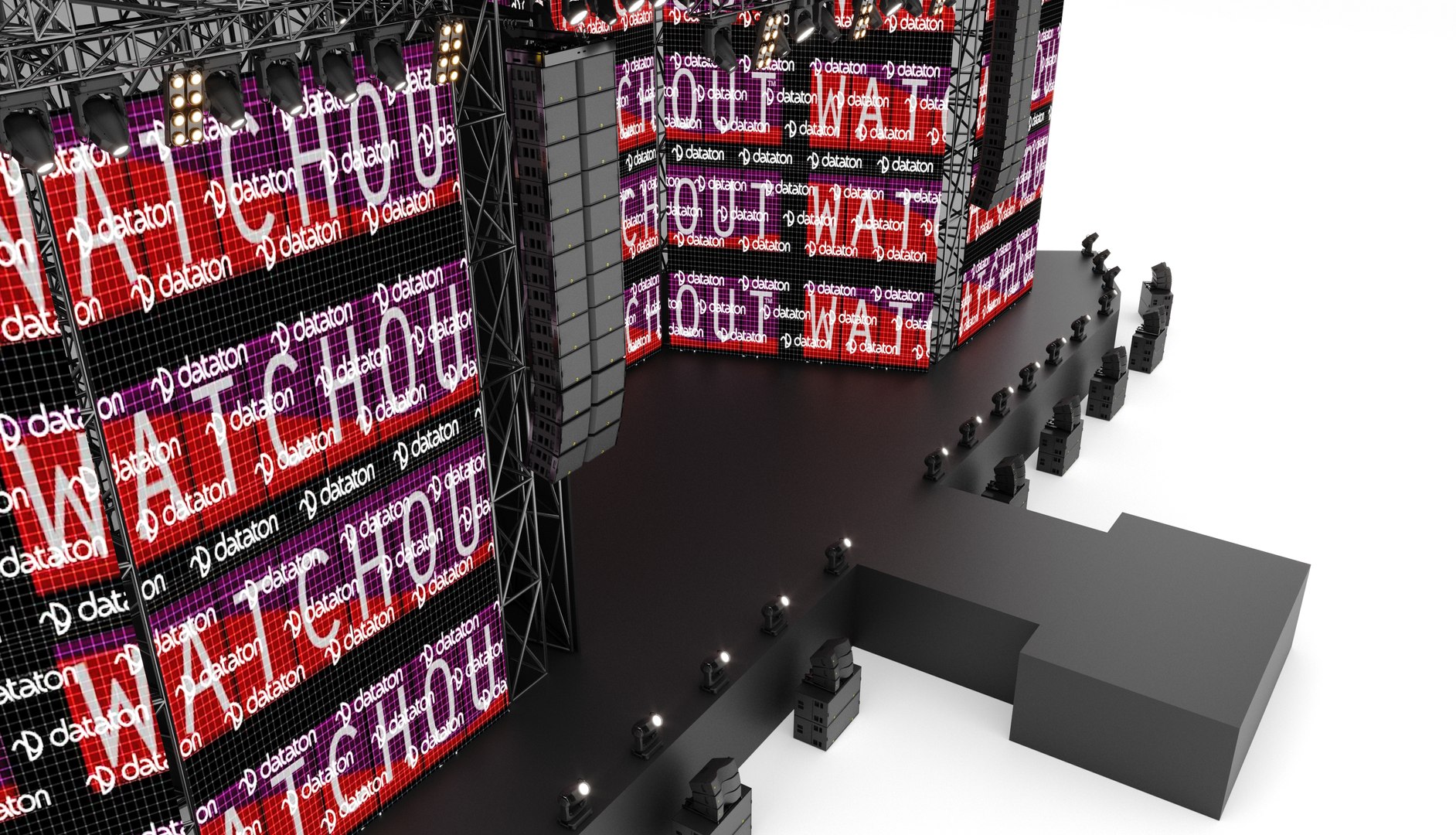 3D Concert And Festival Stage Set - TurboSquid 2121941