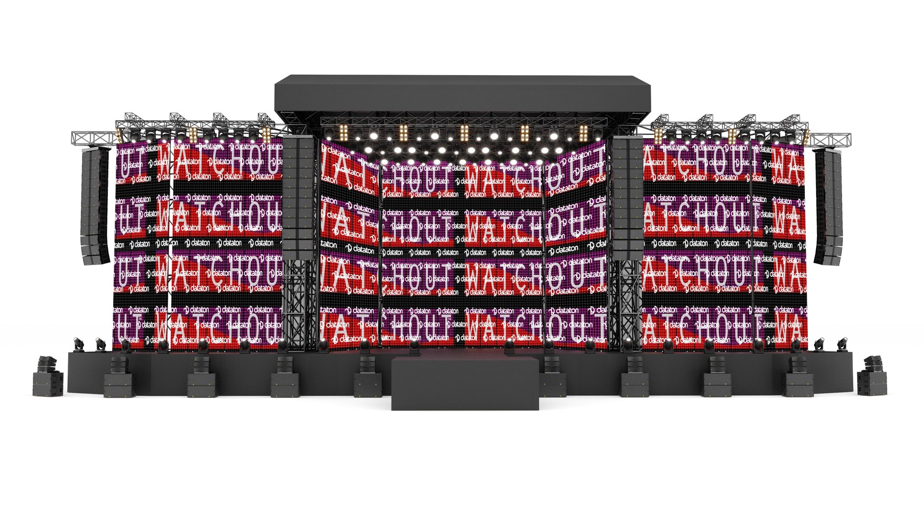 3D Concert And Festival Stage Set - TurboSquid 2121941