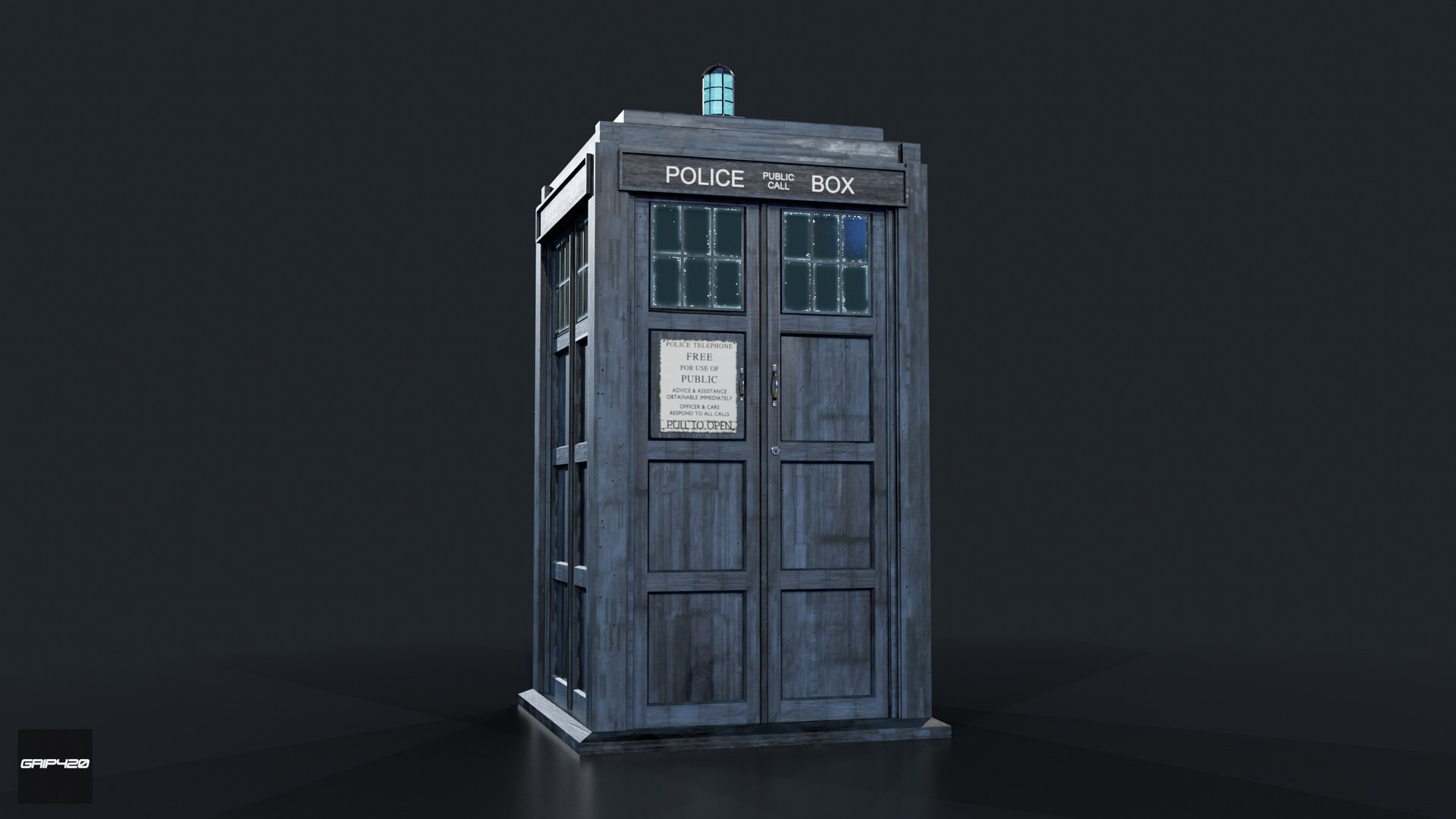 Free 3D TARDIS - Free Download - TurboSquid 2135094