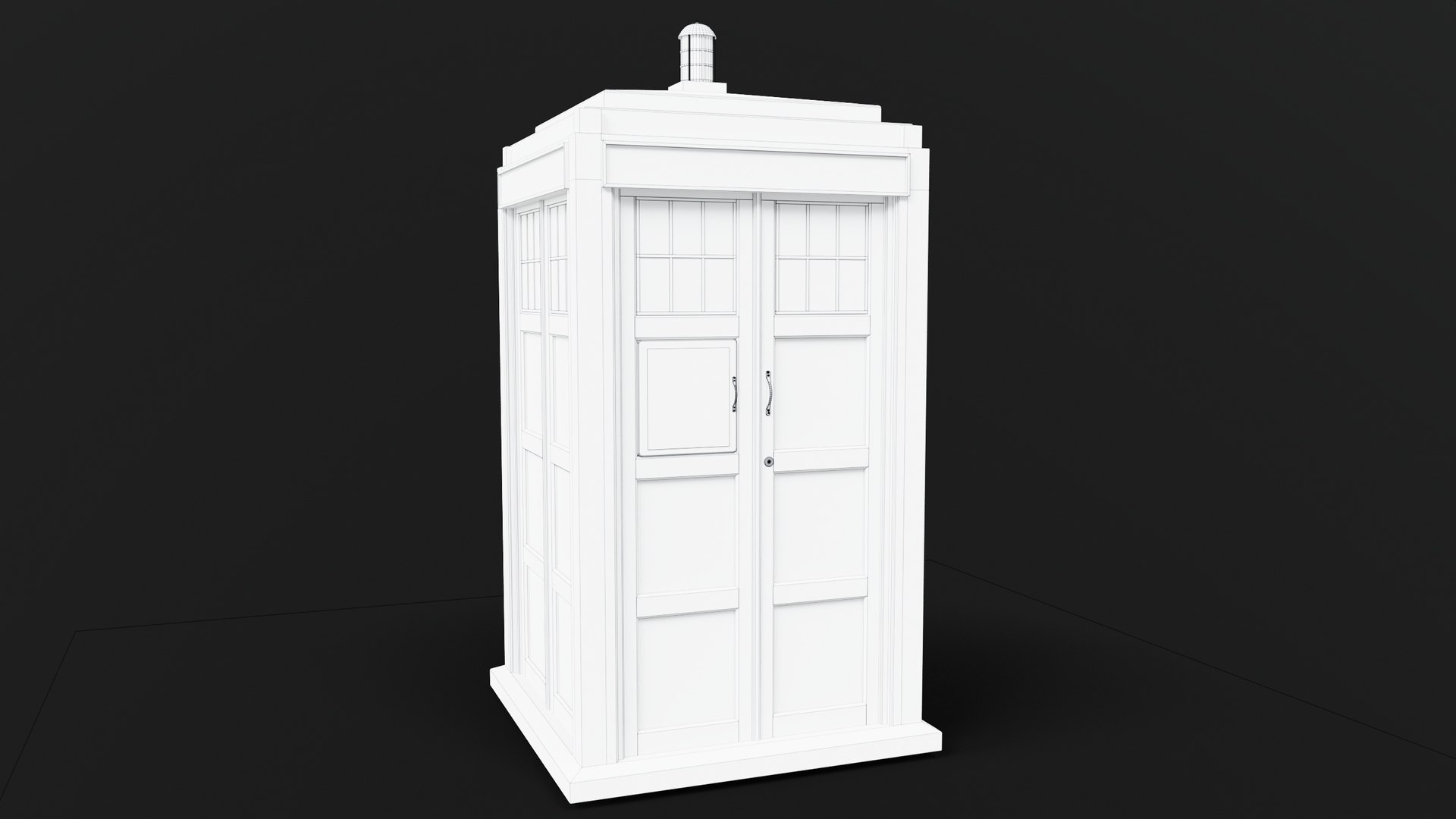 Free 3D TARDIS - Free Download - TurboSquid 2135094