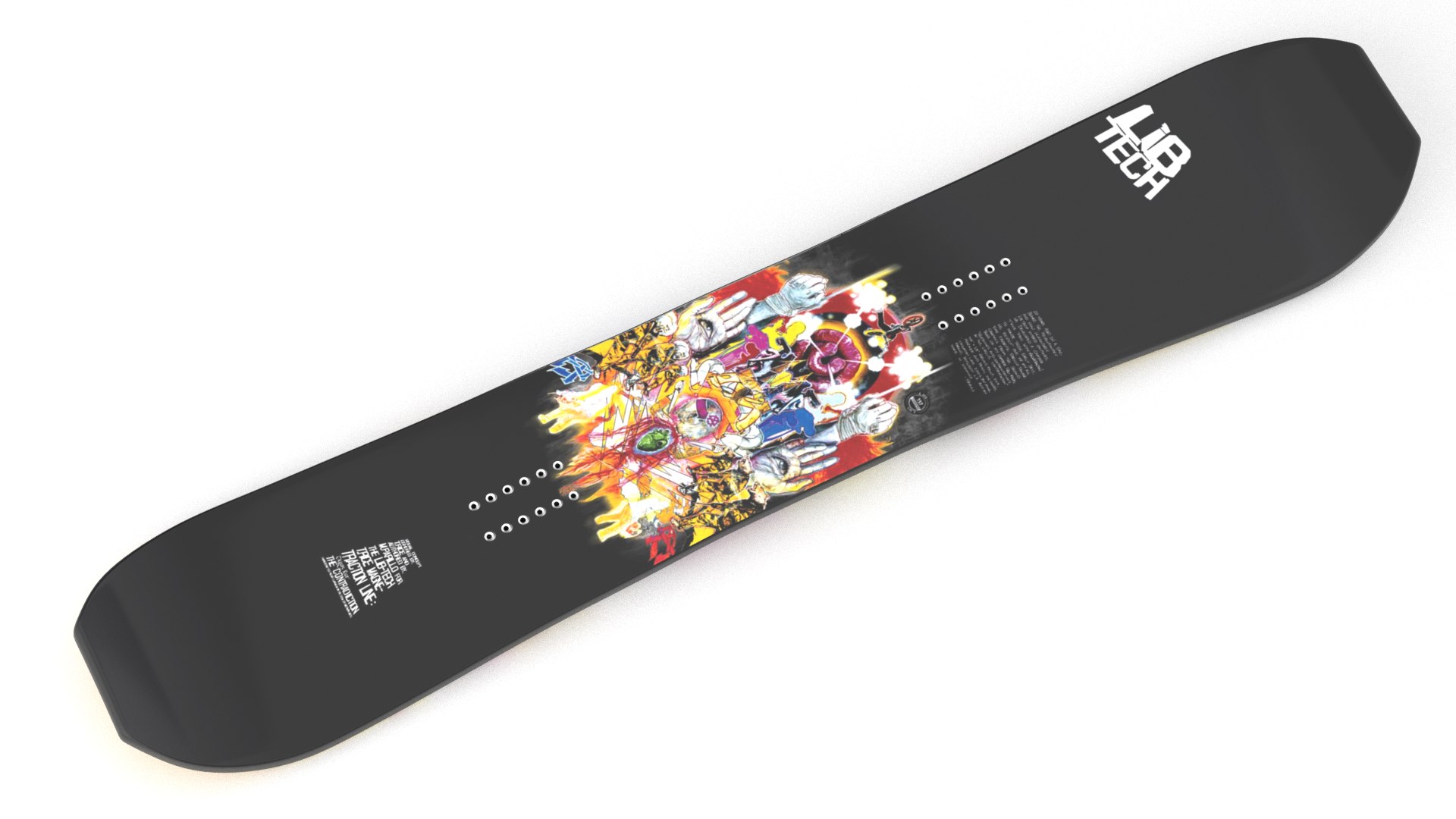 3D Snowboard Lib Tech T Rice Pro Camber 2025 Model - TurboSquid 2334055