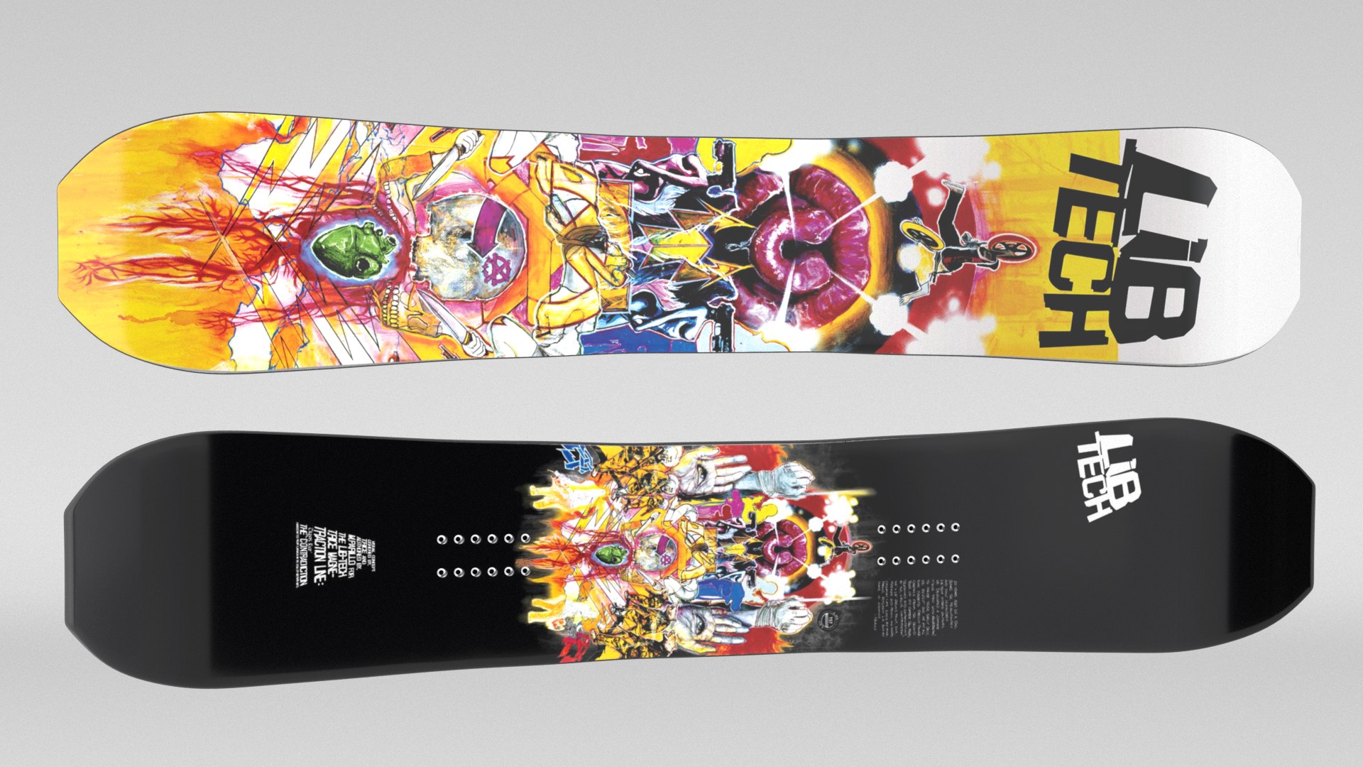 3D Snowboard Lib Tech T Rice Pro Camber 2025 Model - TurboSquid 2334055