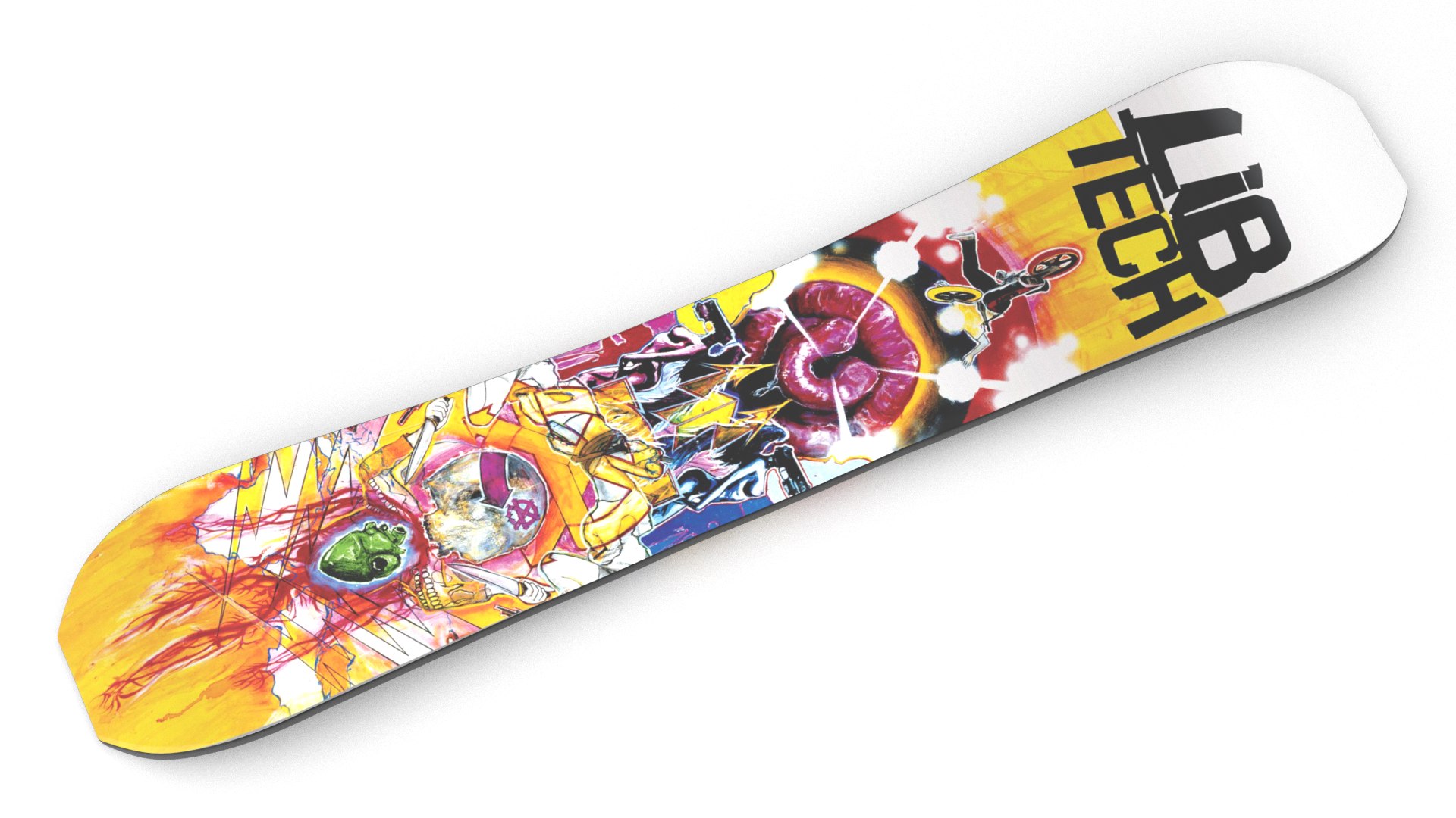 3D Snowboard Lib Tech T Rice Pro Camber 2025 Model - TurboSquid 2334055