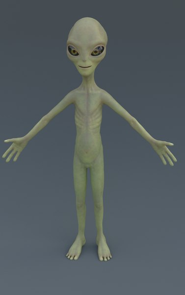 3D alien blender animate model - TurboSquid 1610150