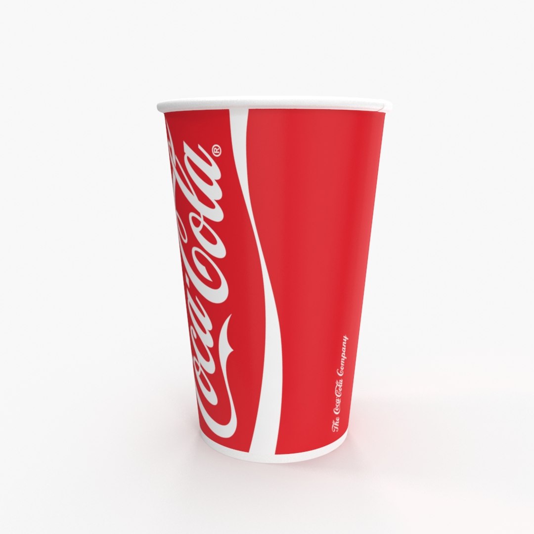 Coca Cola Paper Soda 3D Model - TurboSquid 1422039