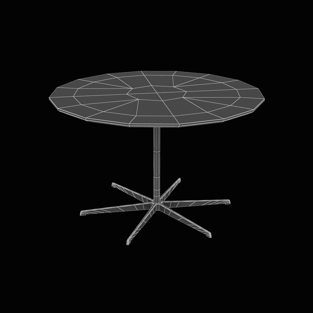 3d model tables designed arne