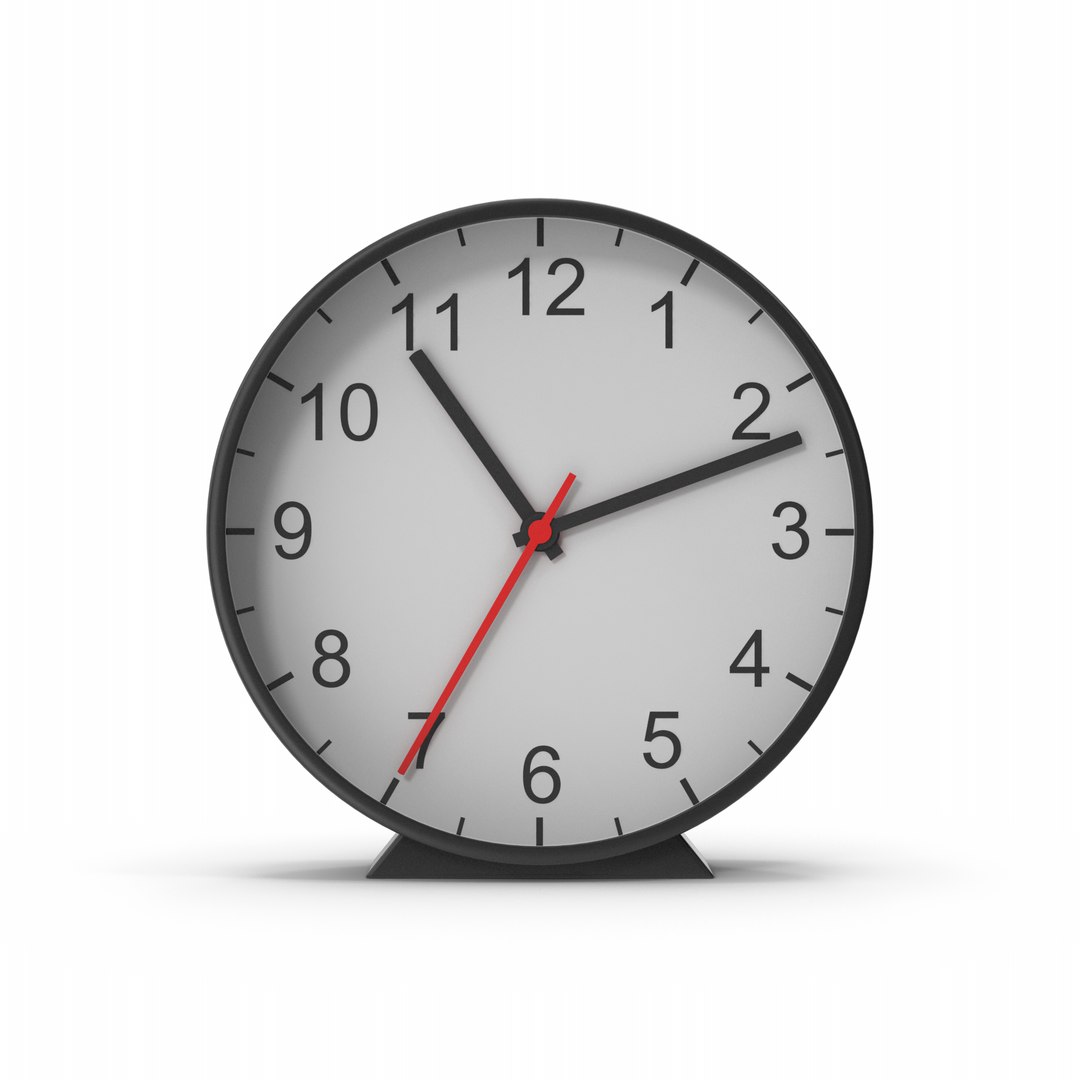 Table Clock Model - TurboSquid 1852591