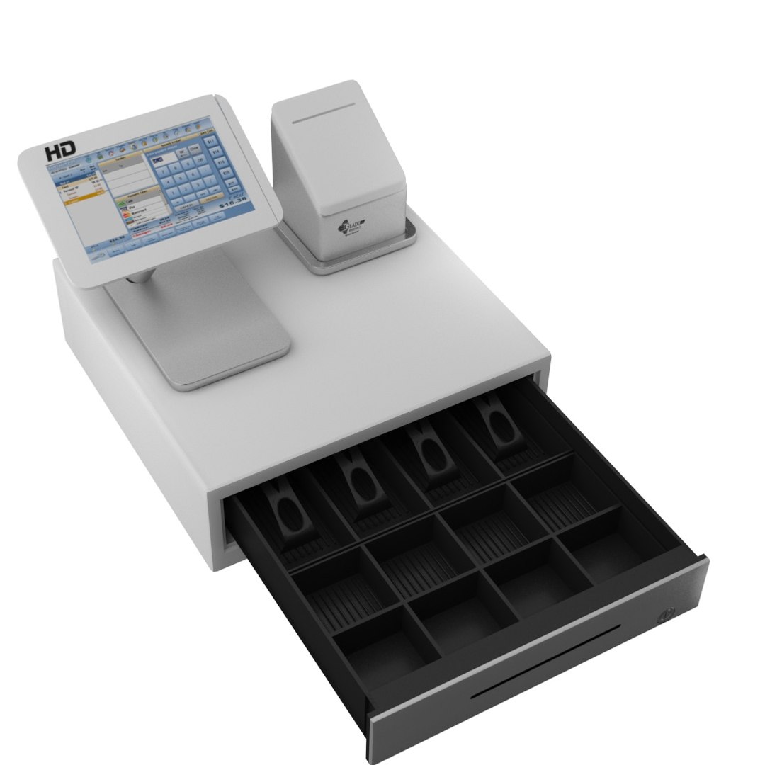 3D model cash register - TurboSquid 1569948