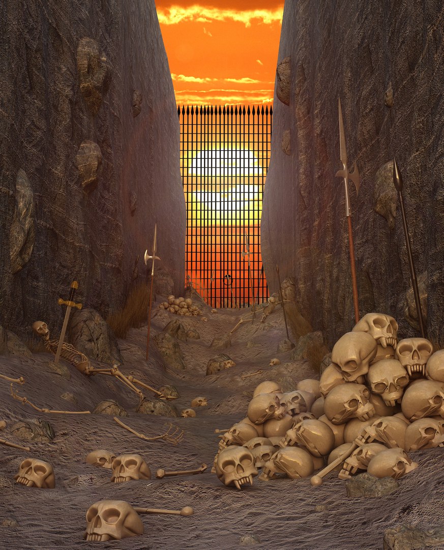 3D Skull Fantasy Path - TurboSquid 1239601