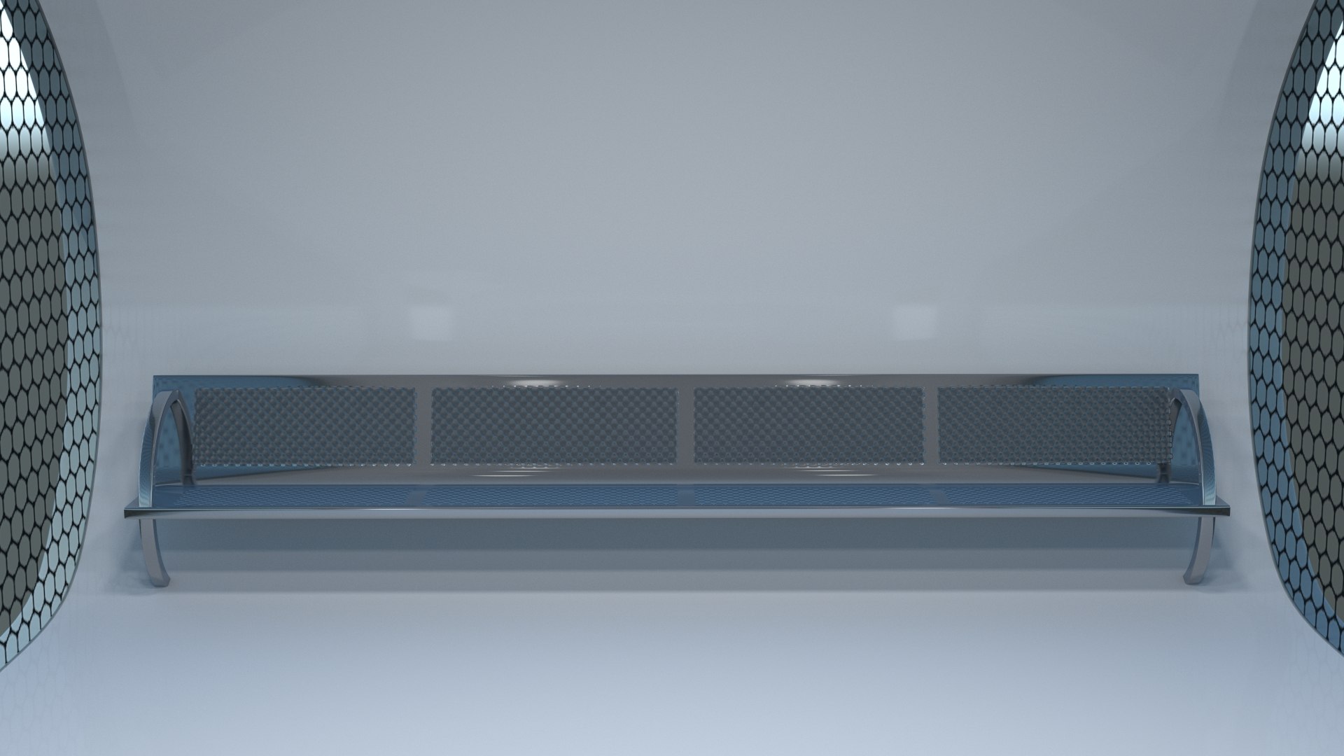 3D Sci-Fi Futuristic Bus Stop Model - TurboSquid 2070467