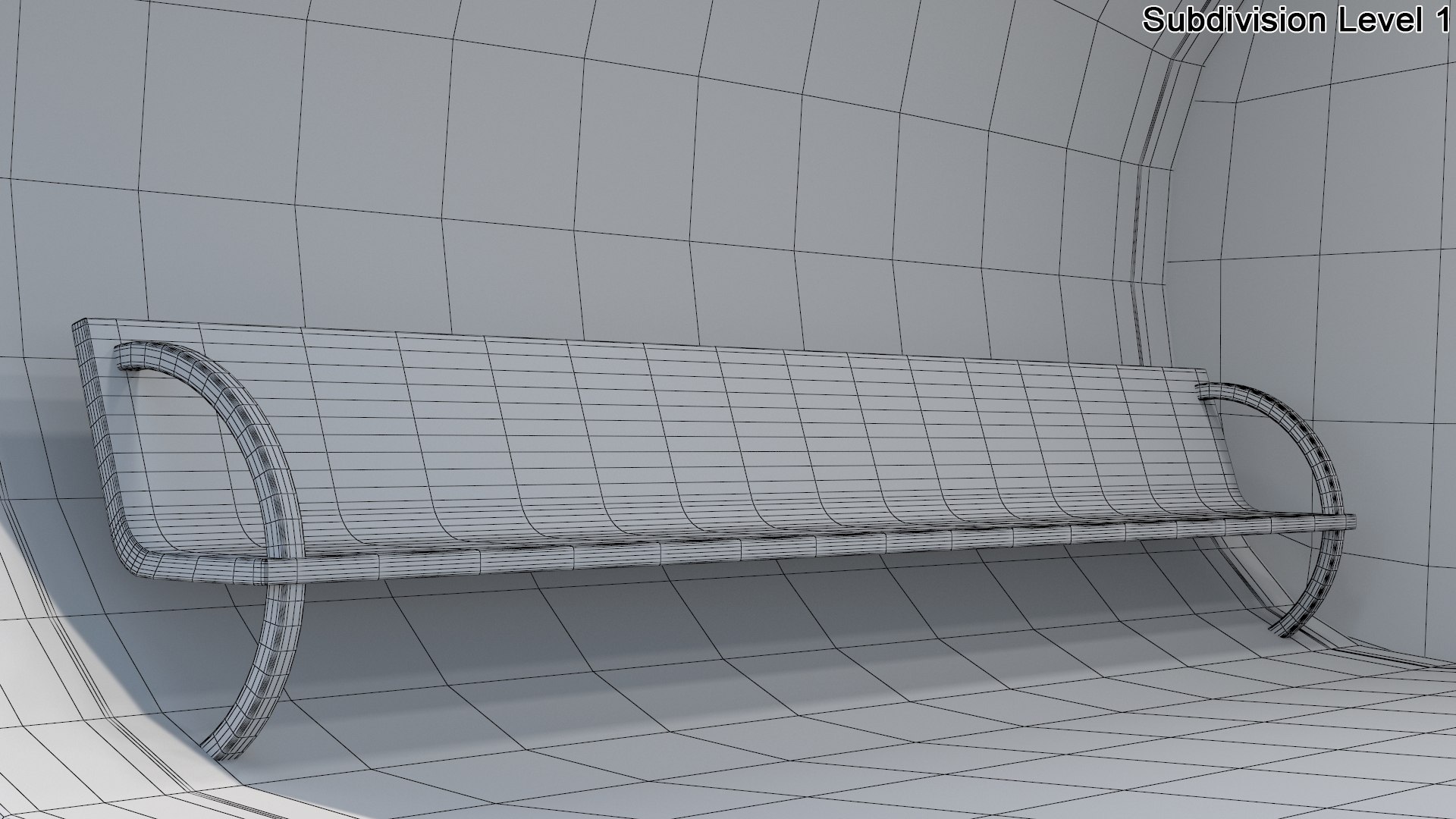 3D Sci-Fi Futuristic Bus Stop Model - TurboSquid 2070467
