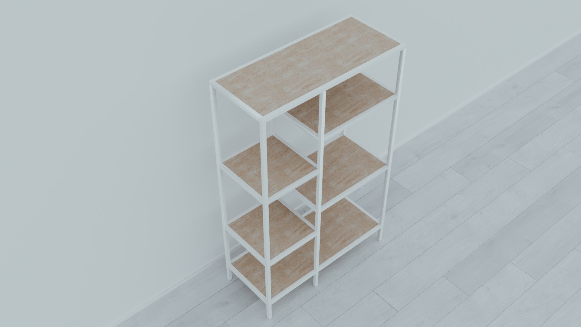 3D Shelving TRAPPEDAL 5 Jysk model - TurboSquid 2050517