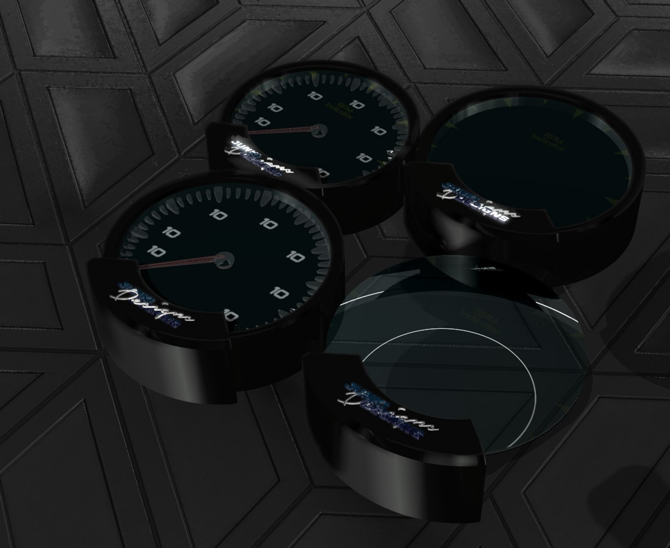 Kit De Relojes Indicadores Para Vehiculos - Inspirados En Greddy Sirius ...