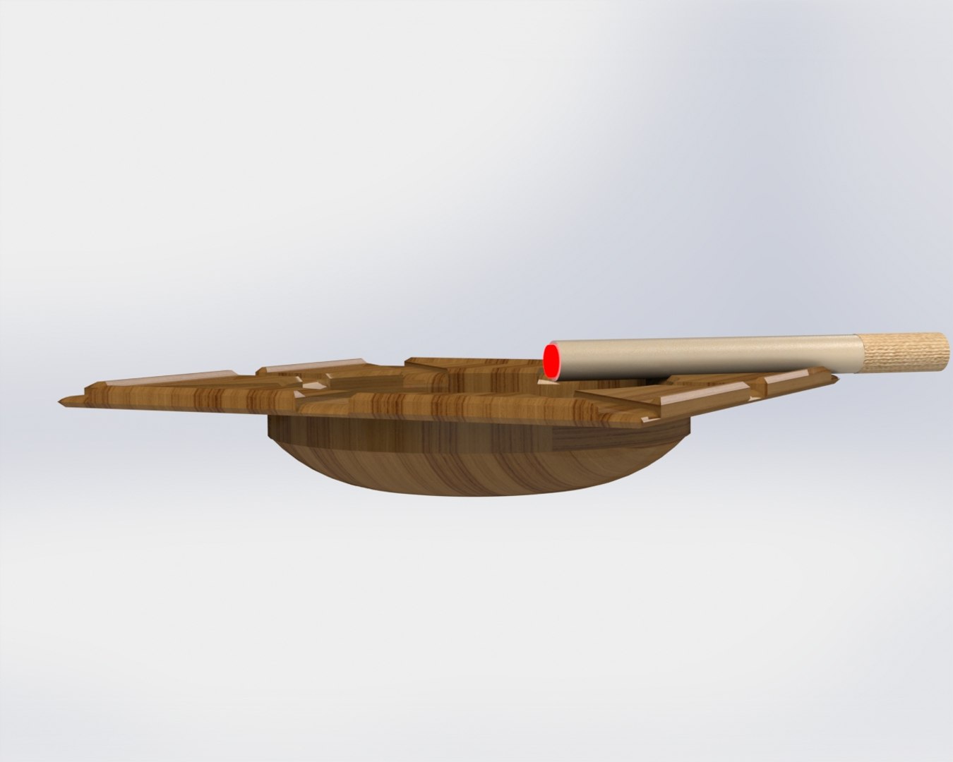 3d Solidworks Wooden Ashtray