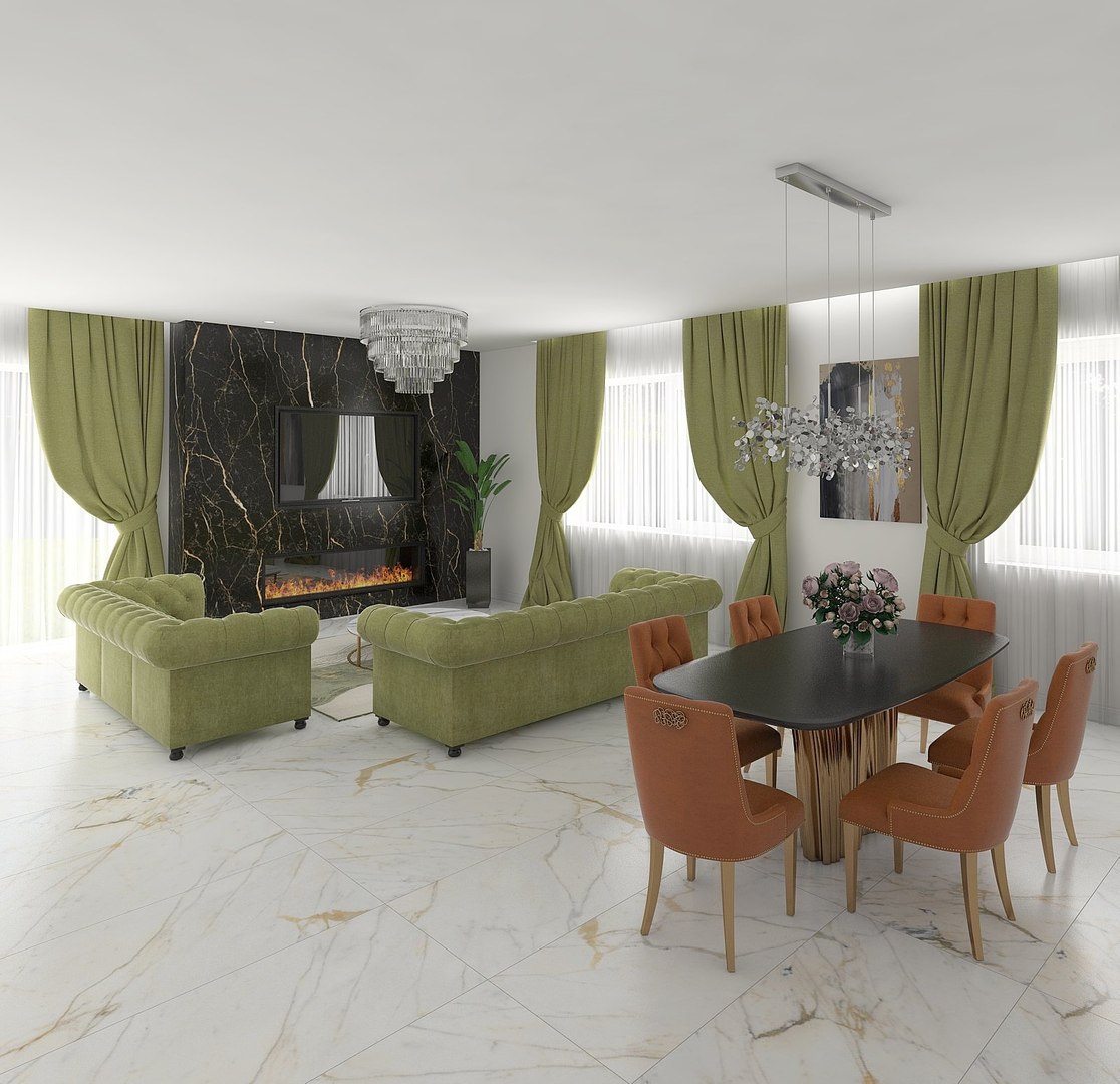 3D Interior - TurboSquid 1606089