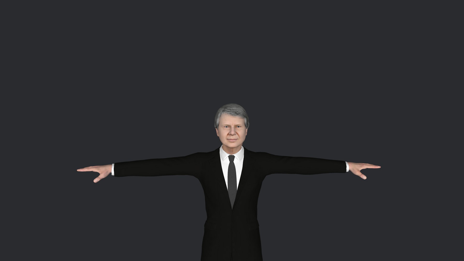 Jimmy Carter Hyper Realistic Full Body Fully Rigged 3D Character 3D ...