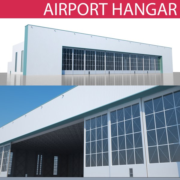 3D Airport Hangar model - TurboSquid 2014321