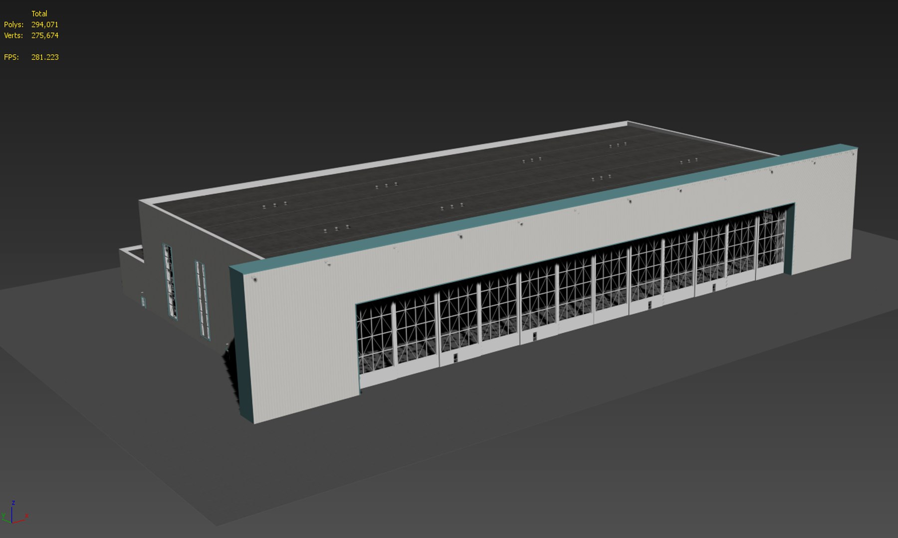 3D Airport Hangar Model - TurboSquid 2014321