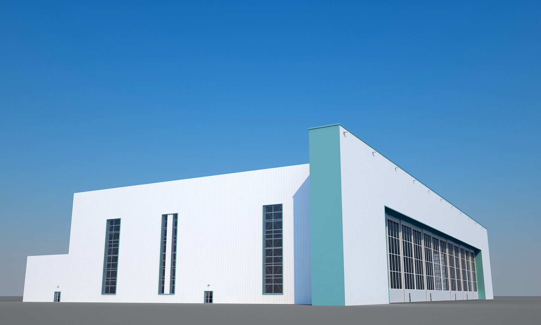 3D Airport Hangar Model - TurboSquid 2014321