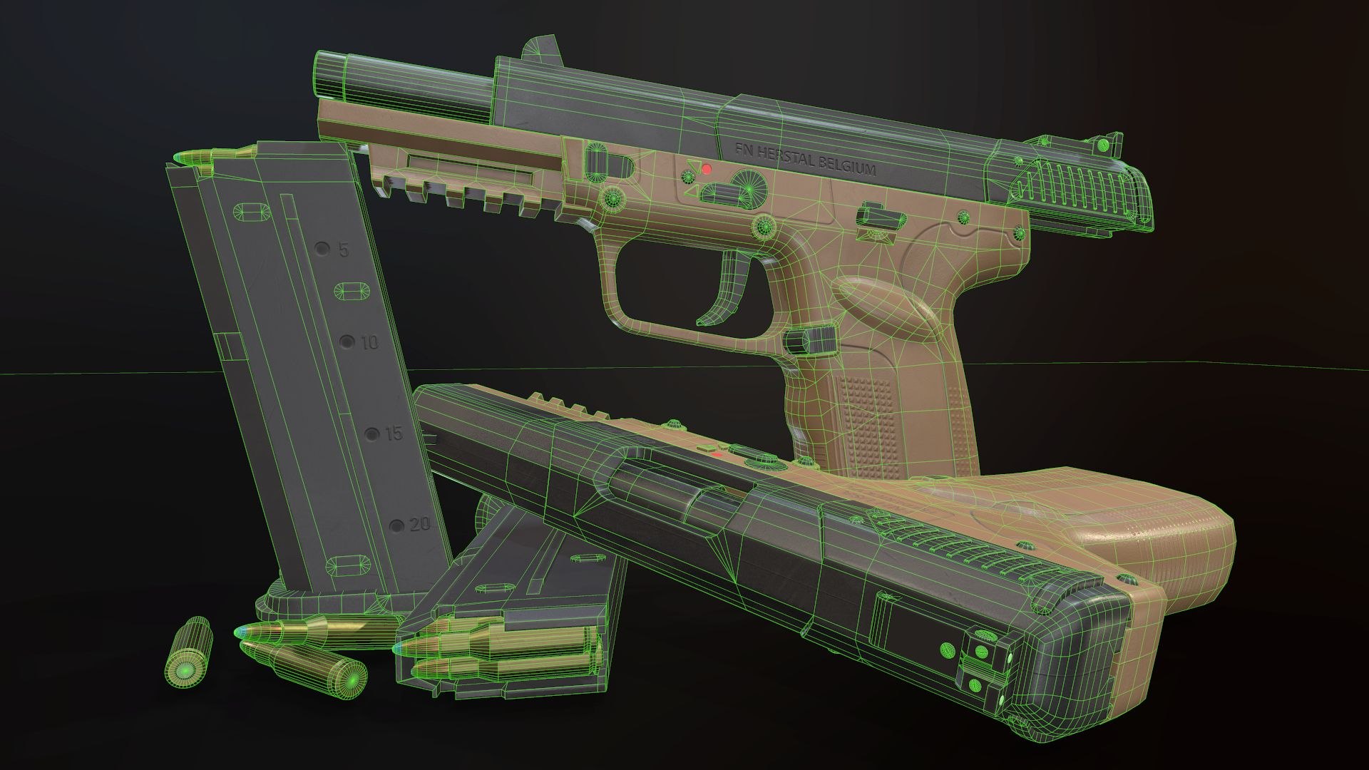 FN Five-seven 3D Model - TurboSquid 1818117