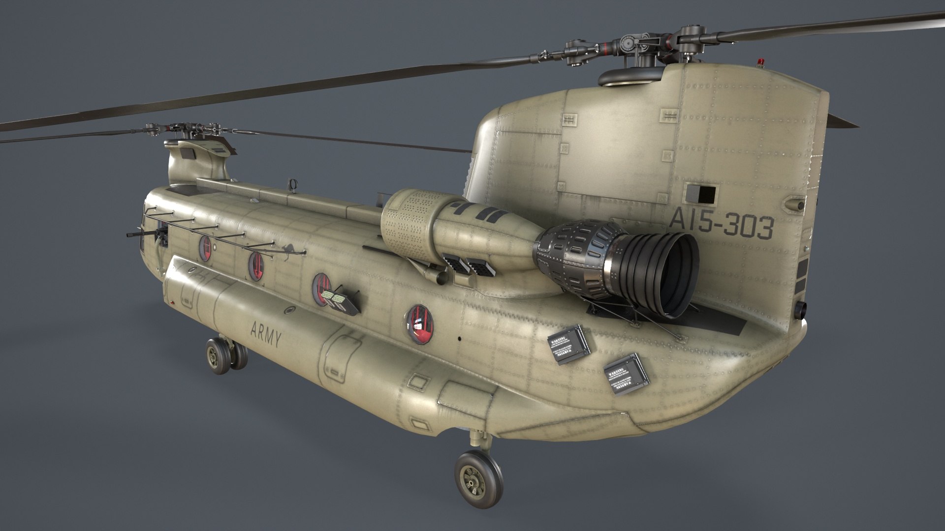 CH-47F Chinook Australian Army Static 3D Model - TurboSquid 2166644