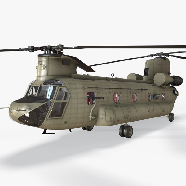 modelo 3d CH-47F Chinook Ejército australiano estático - TurboSquid 2166644