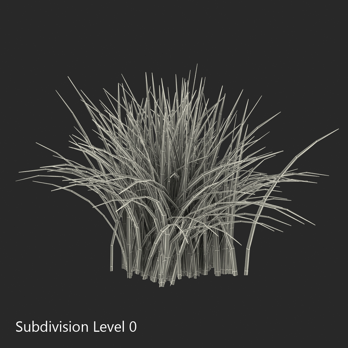 grass set field 3d model