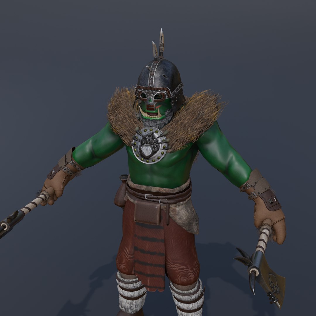 Northern Orc Warrior 3D Model - TurboSquid 1977573