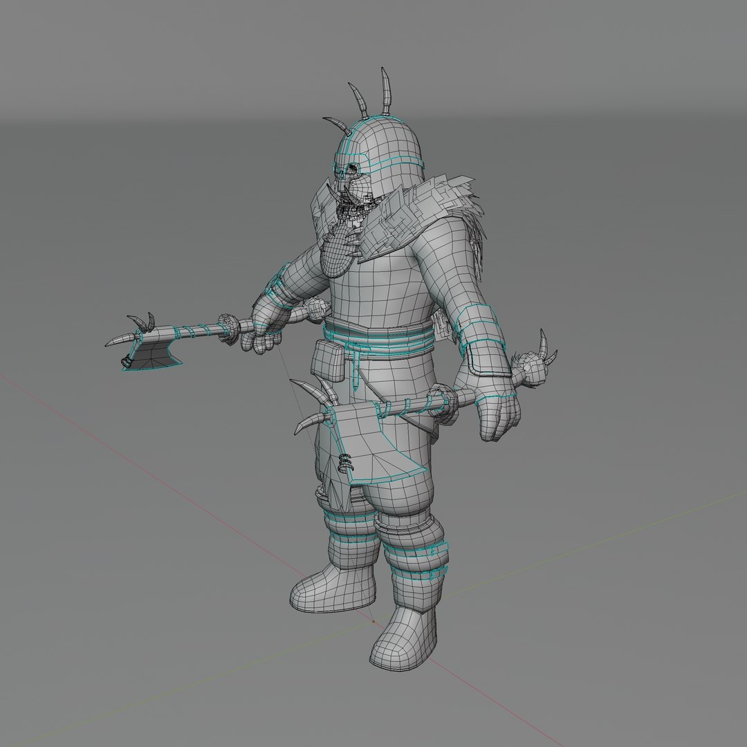 Northern Orc Warrior 3D Model - TurboSquid 1977573
