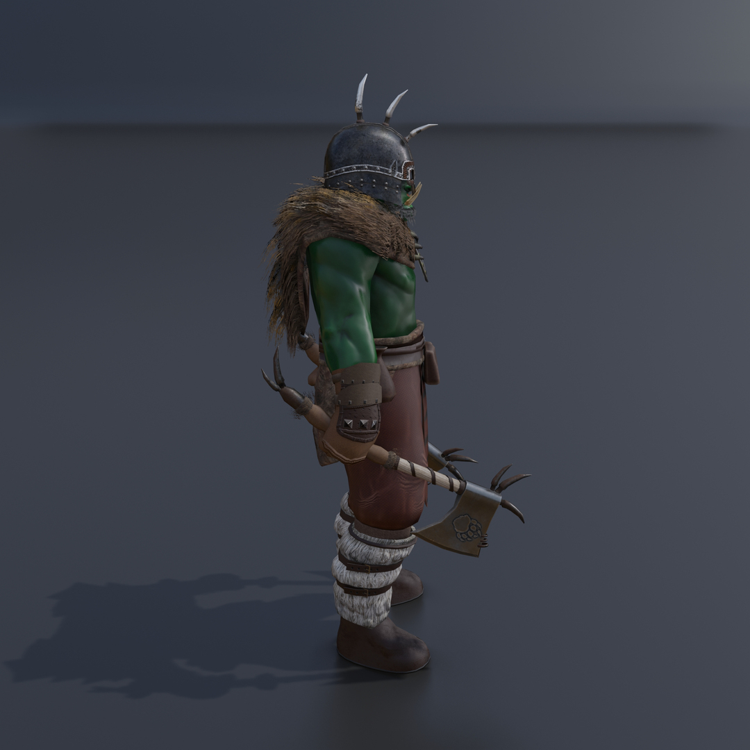 Northern Orc Warrior 3D Model - TurboSquid 1977573