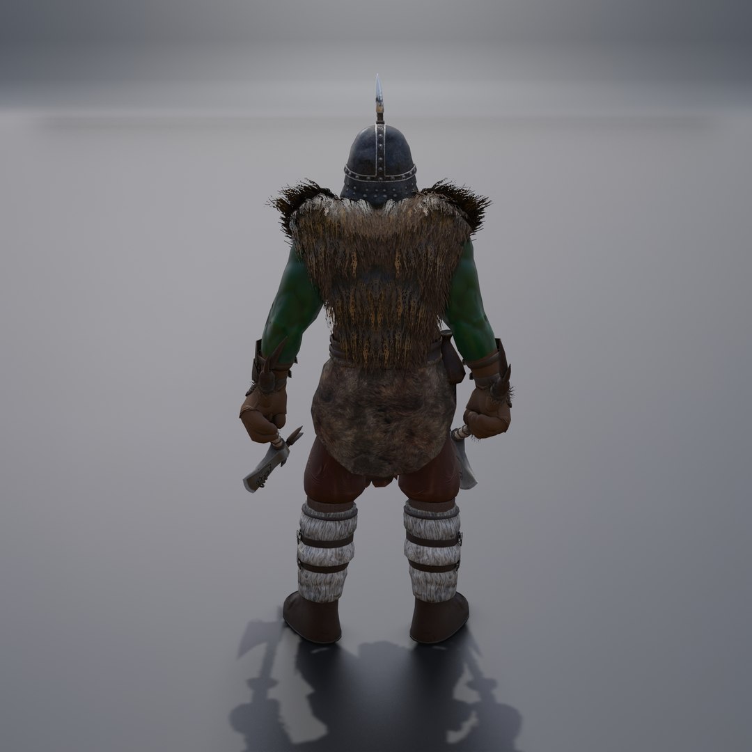 Northern Orc Warrior 3D Model - TurboSquid 1977573